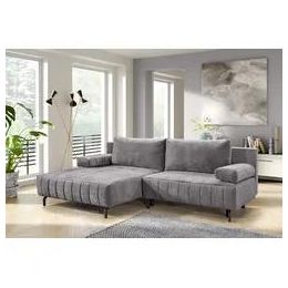 Ecksofa exxpo - SOFA FASHION "Cambria, B/T: 262/171 cm, hochbeiniges, modernes Design", cappucino, B:262cm H:93cm T:171cm, Sofas, Ecksofa, inkl. Bettfunktion und Bettkasten, 15 cm bodenfrei, L-Form