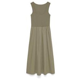 V&eacute;ro Moda Maxikleid VERO MODA "VMVIDA SL 7/8 DRESS WVN NOOS", Damen, Gr. M, N-Gr, mermaid, Web, Obermaterial: 79% Baumwolle, 17% Polyester, 4% Elasthan, unifarben, lang, Rundhals, Kleider Maxikleid, Baumwollmischung