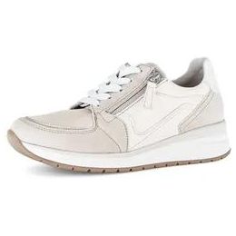 Sneaker Gabor "Sneaker low", Damen, Gr. 42,5, beige, Schuhe Sneaker