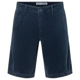 Bermudas MAC "Liam Bermuda", Herren, Gr. 38, N-Gr, schwarz indigo, Cord, Obermaterial: 99% Baumwolle, 1% Elasthan, Hosen Bermudas, aus elastischem Cord