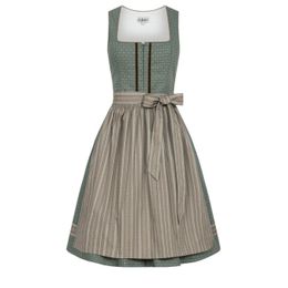 N&uuml;bler Dirndl N&Uuml;BLER "Dirndl Midi Franzi", Damen, Gr. 42, EURO, gr&uuml;n, Obermaterial: 100% Polyester PES., Kleider