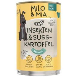 Milo & Mia Insekten & S&uuml;&szlig;kartoffel 24x400 g