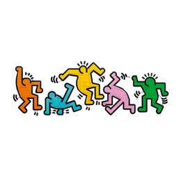 Lego&reg; Keith Haring ? Tanzende Figuren