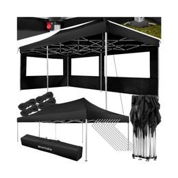 TecTake&reg; Pavillon, 6 x 3 m, mit Aluminiumgestell, faltbar und h&ouml;henverstellbar, inklusive Spannseilen, Heringen und Tragetasche