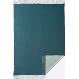 Wohndecke, petrol, B:130cm L:200cm, 100% Polyacryl, Wohndecken, Wohndecke