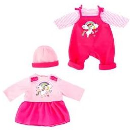 Puppenkleidung BAYER "Latzhose/Kleid 38 cm", pink (pink, rosa), Puppenkleidung, Kinder