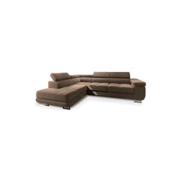 MASSENO Ecksofa mit Schlaffunktion Selva beige Ma&szlig;e (cm): B: 277 H: 90 Sofas > Sofas nach Material > Stoffsofas &raquo; Sofa DE