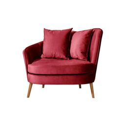 Max Winzer Sessel Miranda rot Ma&szlig;e (cm): B: 106 H: 88 Sessel & Hocker > Sessel nach Material > Stoff Sessel &raquo; Sofa DE