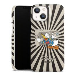 DeinDesign iPhone 13 Mini Handy Premium Case Smartphone Handyh&uuml;lle Schutzh&uuml;lle gl&auml;nzend Official Licensed Product Donald Duck Disney Premium Case