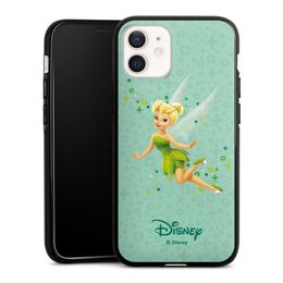 DeinDesign iPhone 12 mini Handy Silikon H&uuml;lle Case schwarz Handyh&uuml;lle Tinkerbells Disney Official Licensed Product