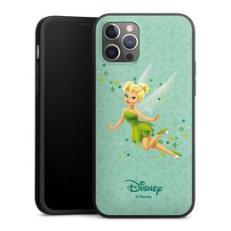 DeinDesign iPhone 12 Pro Handy Premium Silikon H&uuml;lle Handyh&uuml;lle schwarz Case Official Licensed Product Disney Tinkerbells Silikon Premium Case