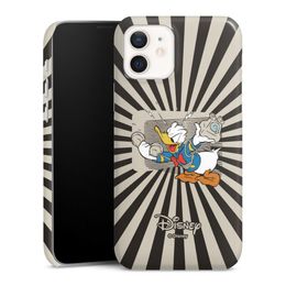 DeinDesign iPhone 12 Handy Premium Case Smartphone Handyh&uuml;lle Schutzh&uuml;lle gl&auml;nzend Donald Duck Official Licensed Product Disney Premium Case