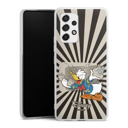 DeinDesign Galaxy A53 5G Handy Silikon H&uuml;lle Case transparent Handyh&uuml;lle Disney Official Licensed Product Donald Duck Silikon Case