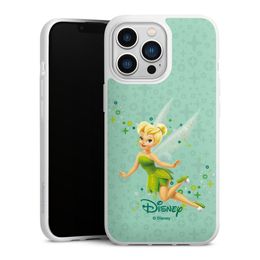DeinDesign iPhone 13 Pro Handy Silikon H&uuml;lle Case wei&szlig; Handyh&uuml;lle Tinkerbells Disney Official Licensed Product Silikon Case