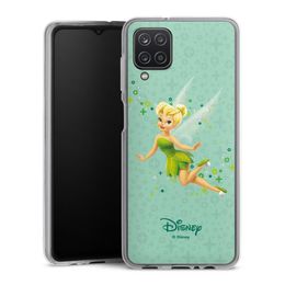 DeinDesign Galaxy A12 Handy Silikon H&uuml;lle Case transparent Handyh&uuml;lle Official Licensed Product Disney Tinkerbells Silikon Case