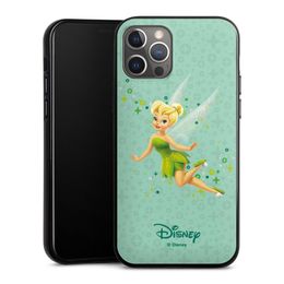 DeinDesign iPhone 12 Pro Handy Silikon H&uuml;lle Case schwarz Handyh&uuml;lle Tinkerbells Disney Official Licensed Product