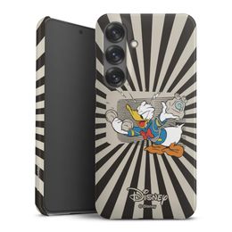DeinDesign Galaxy S25 Handy Premium Case Smartphone Handyh&uuml;lle Schutzh&uuml;lle matt Official Licensed Product Donald Duck Disney Premium Case
