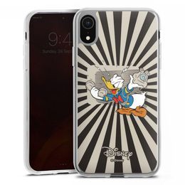 DeinDesign iPhone Xr Handy Silikon H&uuml;lle Case transparent Handyh&uuml;lle Official Licensed Product Donald Duck Disney Silikon Case