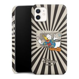 DeinDesign iPhone 12 mini Handy Premium Case Smartphone Handyh&uuml;lle Schutzh&uuml;lle gl&auml;nzend Donald Duck Official Licensed Product Disney Premium Case