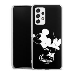 DeinDesign Galaxy A53 5G Handy Silikon H&uuml;lle Case transparent Handyh&uuml;lle Disney Official Licensed Product Mickey Mouse Silikon Case