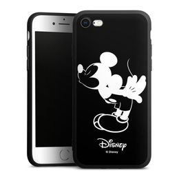 DeinDesign iPhone SE (2020) Handy Premium Silikon H&uuml;lle Handyh&uuml;lle schwarz Case Disney Official Licensed Product Mickey Mouse Silikon Premium Case