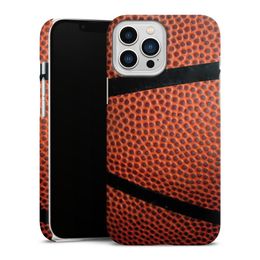 DeinDesign iPhone 13 Pro Max Handy Premium Case Smartphone Handyh&uuml;lle Schutzh&uuml;lle matt Ball Sports Basketball Premium Case