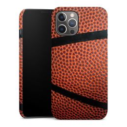 DeinDesign iPhone 12 Pro Max Handy Premium Case Smartphone Handyh&uuml;lle Schutzh&uuml;lle matt Ball Sports Basketball Premium Case