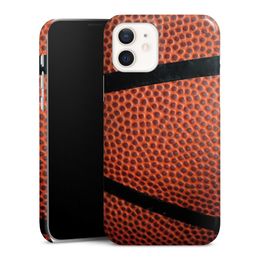 DeinDesign iPhone 12 Handy Premium Case Smartphone Handyh&uuml;lle Schutzh&uuml;lle gl&auml;nzend Ball Sports Basketball Premium Case