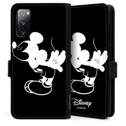 DeinDesign Galaxy S20 Handy Klapph&uuml;lle Handyh&uuml;lle aus Kunst Leder schwarz Flip Case Official Licensed Product Disney Mickey Mouse Sideflip mit Lasche