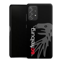 DeinDesign Galaxy A52s 5G Handy Premium Case Smartphone Handyh&uuml;lle Schutzh&uuml;lle matt Sc Freiburg Logo Official Licensed Product Premium Case