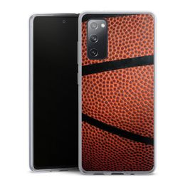 DeinDesign Galaxy S20 FE Handy Silikon H&uuml;lle Case transparent Handyh&uuml;lle Ball Sports Basketball Silikon Case