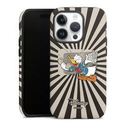 DeinDesign iPhone 14 Pro Handy Panzer Handyh&uuml;lle robuste Outdoor H&uuml;lle Schutzh&uuml;lle matt Official Licensed Product Donald Duck Disney Tough Case