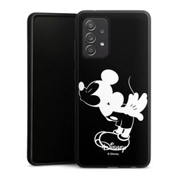 DeinDesign Galaxy A52s 5G Handy Premium Silikon H&uuml;lle Handyh&uuml;lle schwarz Case Official Licensed Product Disney Mickey Mouse Silikon Premium Case