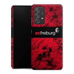 DeinDesign Galaxy A52s 5G Handy Premium Case Smartphone Handyh&uuml;lle Schutzh&uuml;lle matt Official Licensed Product Sc Freiburg Logo Premium Case