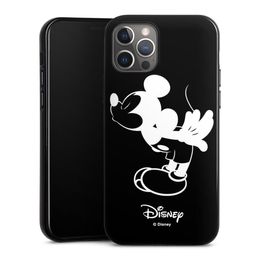 DeinDesign iPhone 12 Pro Handy Silikon H&uuml;lle Case schwarz Handyh&uuml;lle Official Licensed Product Disney Mickey Mouse