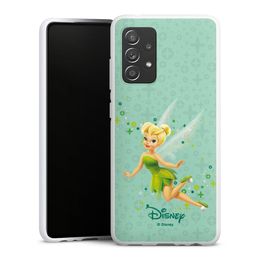 DeinDesign Galaxy A52s 5G Handy Silikon H&uuml;lle Case wei&szlig; Handyh&uuml;lle Tinkerbells Disney Official Licensed Product Silikon Case
