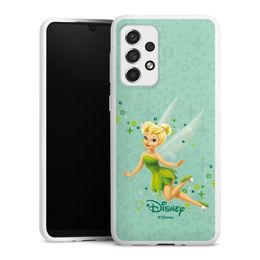 DeinDesign Galaxy A33 5G Handy Silikon H&uuml;lle Case wei&szlig; Handyh&uuml;lle Official Licensed Product Disney Tinkerbells Silikon Case