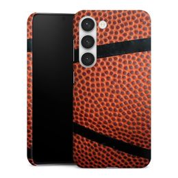 DeinDesign Galaxy S23 Handy Premium Case Smartphone Handyh&uuml;lle Schutzh&uuml;lle matt Ball Sports Basketball Premium Case