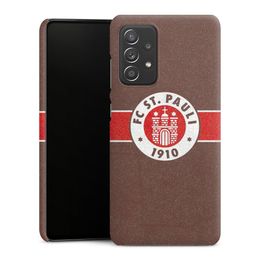 DeinDesign Galaxy A52s 5G Handy Premium Case Smartphone Handyh&uuml;lle Schutzh&uuml;lle matt Fc St. Pauli Logo Official Licensed Product Premium Case