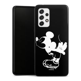 DeinDesign Galaxy A53 5G Handy Silikon H&uuml;lle Case schwarz Handyh&uuml;lle Disney Official Licensed Product Mickey Mouse