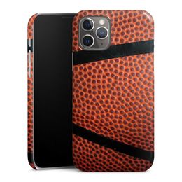 DeinDesign iPhone 12 Pro Handy Premium Case Smartphone Handyh&uuml;lle Schutzh&uuml;lle gl&auml;nzend Ball Sports Basketball Premium Case