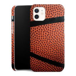 DeinDesign iPhone 12 mini Handy Premium Case Smartphone Handyh&uuml;lle Schutzh&uuml;lle gl&auml;nzend Ball Sports Basketball Premium Case
