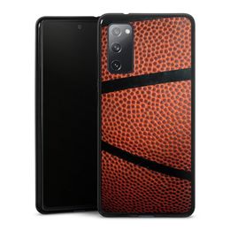 DeinDesign Galaxy S20 FE 5G Handy Silikon H&uuml;lle Case schwarz Handyh&uuml;lle Ball Sports Basketball