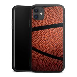 DeinDesign iPhone 11 Handy Premium Silikon H&uuml;lle Handyh&uuml;lle schwarz Case Ball Sports Basketball Silikon Premium Case