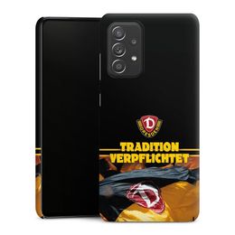 DeinDesign Galaxy A52s 5G Handy Premium Case Smartphone Handyh&uuml;lle Schutzh&uuml;lle matt Sgd Sg Dynamo Dresden Merchandise Premium Case
