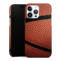 DeinDesign iPhone 14 Pro Max Handy Premium Case Smartphone Handyh&uuml;lle Schutzh&uuml;lle matt Ball Sports Basketball Premium Case