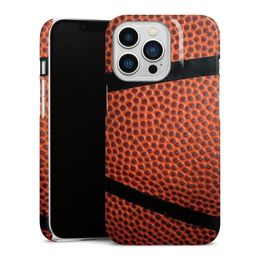 DeinDesign iPhone 13 Pro Handy Premium Case Smartphone Handyh&uuml;lle Schutzh&uuml;lle gl&auml;nzend Ball Sports Basketball Premium Case