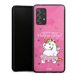 DeinDesign Galaxy A52s 5G Handy Silikon H&uuml;lle Case schwarz Handyh&uuml;lle Pummeleinhorn Official Licensed Product Pummel & Friends