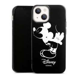DeinDesign iPhone 13 Mini Handy Slim Case extra d&uuml;nn Silikon Handyh&uuml;lle schwarz H&uuml;lle Official Licensed Product Disney Mickey Mouse Silikon Slim Case
