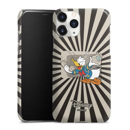 DeinDesign iPhone 11 Pro Handy Premium Case Smartphone Handyh&uuml;lle Schutzh&uuml;lle gl&auml;nzend Disney Official Licensed Product Donald Duck Premium Case